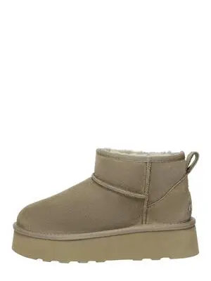 EVERAU AUSTRALIA Heron Ultra Mini Platform Boots - Green