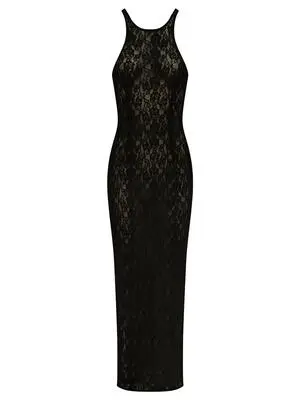 JUNIE Tanya Lace Dress - Black