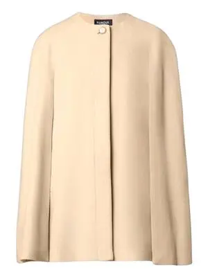 RUMOUR LONDON Cora Wool And Cashmere-blend Cape Coat - Yellow