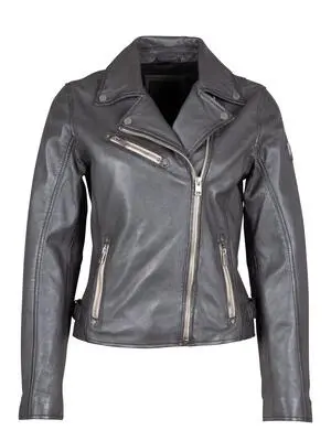Mauritius Sofia RF Leather Jacket Grey