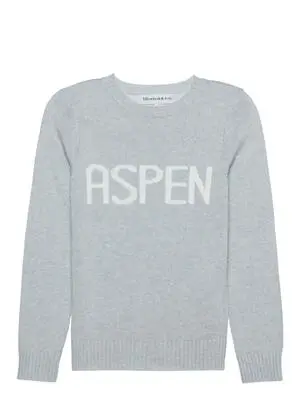 ELLSWORTH + IVEY Aspen Crewneck Sweater - Grey