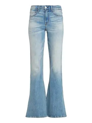 NOEND Jenith Curves Cascade Flare Jeans In Sunnyvale - Blue