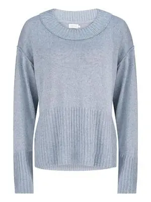DREF Relaxed Fit Knit Sweater Blue