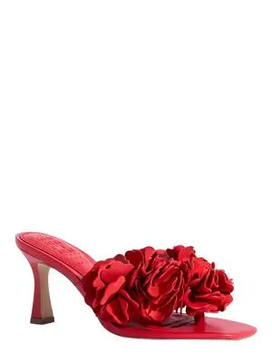 SELENA SELENA The Florist Mid Heel Sandal - Red