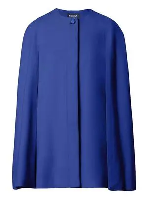 RUMOUR LONDON Wool & Cashmere-blend Cape Coat - Blue