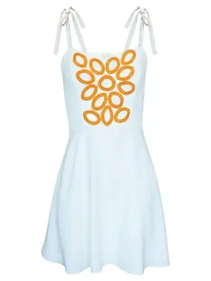2KSTYLE Hand Appliqued Skater Mini Dress