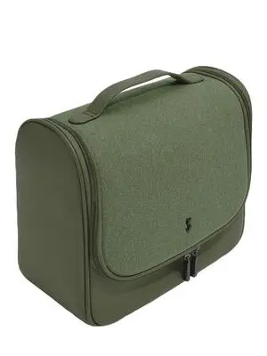 STACKERS Canvas Hanging Wash Bag - Green