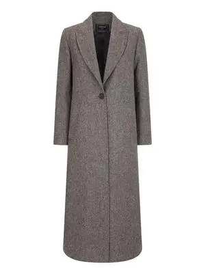 TRIONA Shannon Tweed Coat - Grey