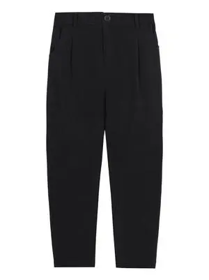 BEL CASHMERE Milan Silk Trousers - Black