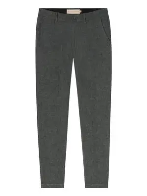 WESTON JON BOUCHER Havana Comfort Linen Slim Pants - Grey