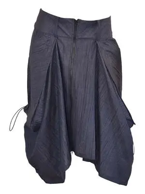 SNIDER Flax Skirt - Blue