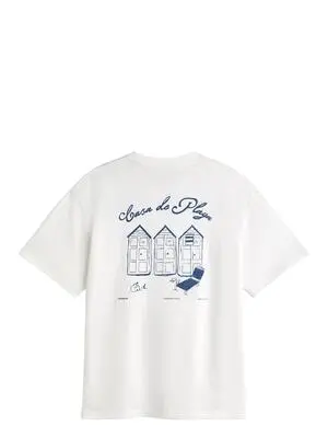 THINKING MU Aaron Beach House T-shirt - White