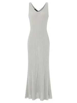 EMMA WALLACE Flip Midi Dress - Silver