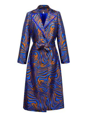 ANDREEVA Marilyn Long Coat - Blue