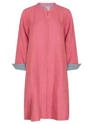 NOLOGO-CHIC Linen Coat Dress - Pink