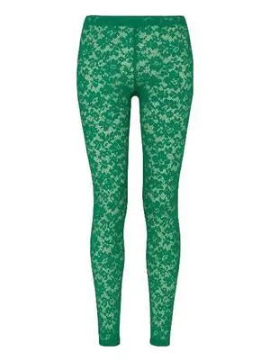 CONQUISTA Lace Leggings - Green