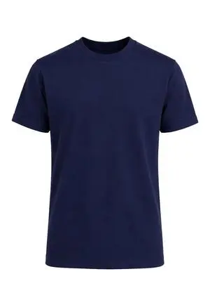 NUVV COLLECTION Blue Mens Crew Neck Knit