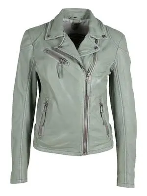 Mauritius Sofia Rf Leather Jacket Green