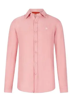 MAISON TANGERINE Linen Shirt - Pink