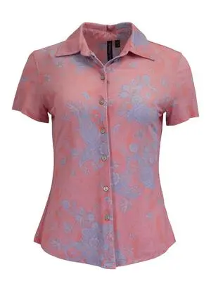LORDS OF HARLECH Shelley Paisley Printed Shirt Pink
