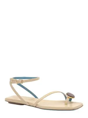 VALENTINA RANGONI Ankle Wrap Sandal - Brown
