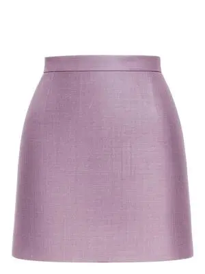 RICHA SHARMA High-waist Mini Skirt - Pink/purple