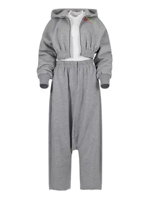 CLOTHES BY LOCKER ROOM Oversized Hoodie Set - Grey