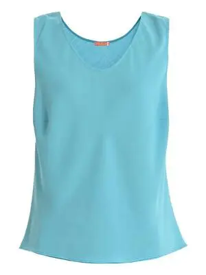 LALIPOP DESIGN Layered Chiffon Blouse - Blue