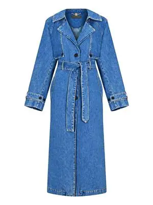 GOC DENIM Goc Denim Oversized Trench Coat