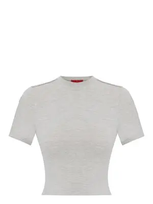 PCFG Slim Fit Crop Tee - Grey