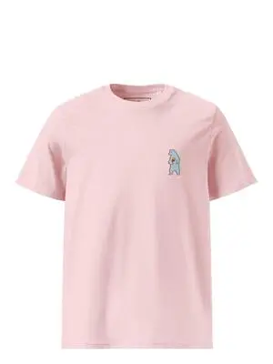 ANCHOR & CREW Organic Cotton Embroidered T-shirt - Pink
