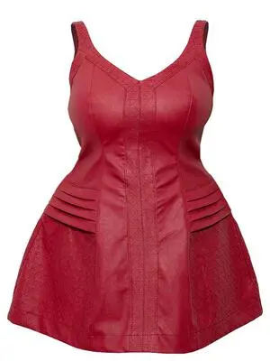 MAISON BOGOMIL Christine Mini Dress - Red