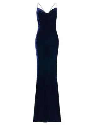 PRETTY ECCENTRIC Siren Maxi Dress - Blue