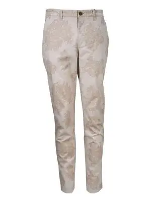 LORDS OF HARLECH Jack Cutout Oxford Pant - Brown