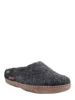 BETTERFELT Classic Suede Sole Slipper - Black