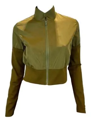 SNIDER Torso Cropped Jacket - Green