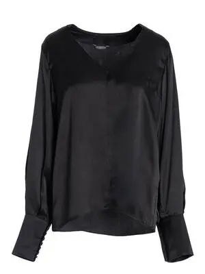 ETERNOIR Celine Silk Blouse - Black