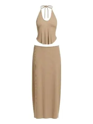SÂB STUDIO Olivia Maxi Skirt - Brown