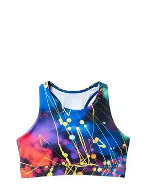 LILIA MUNN High Support Racerback Sports Bra - Black