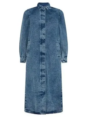 HAY LIFE Denim Shacket - Blue