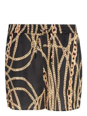 CIRCULAR PATH Lounge Short With Chain Print