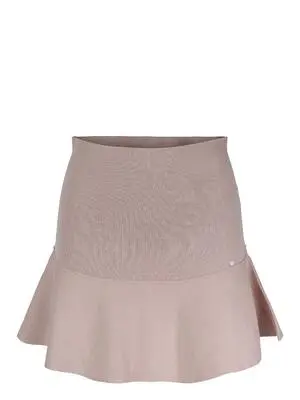 TIRILLM Short Merino Wool Skirt - Beige