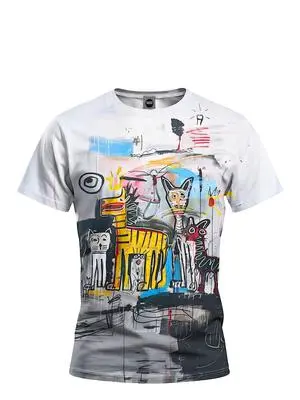 ALOHA FROM DEER Neutrals Wild Instinct T-shirt - Grey