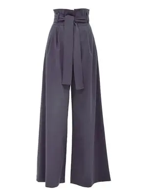 JULIA ALLERT High Waisted Wide Leg Trousers - Grey