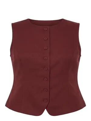 ASHITA FERNANDES Sleeveless Top With Round Neckline