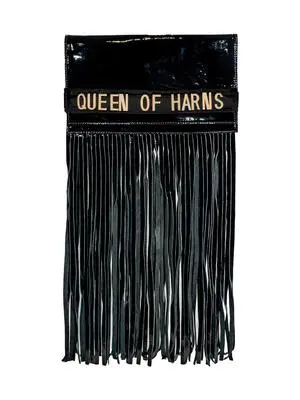 VAZAF Aura Fringe Clutch - Black
