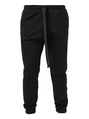 LIA ARAM Cotton Slim Trousers - Black