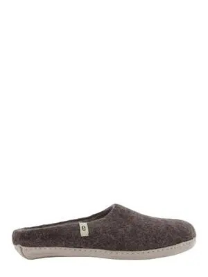 EGOS COPENHAGEN Felted Wool Slippers - Brown