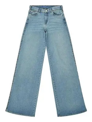 DR. DENIM Zila Mid Wide Jeans - Blue