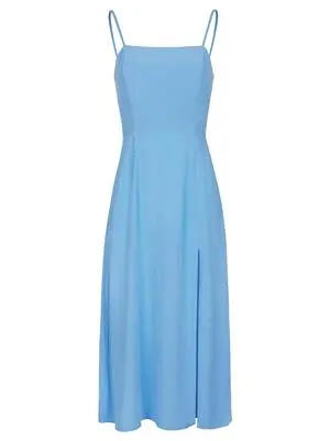 FOREVER YOUNG THE LABEL Athenais Viscose Dress - Blue